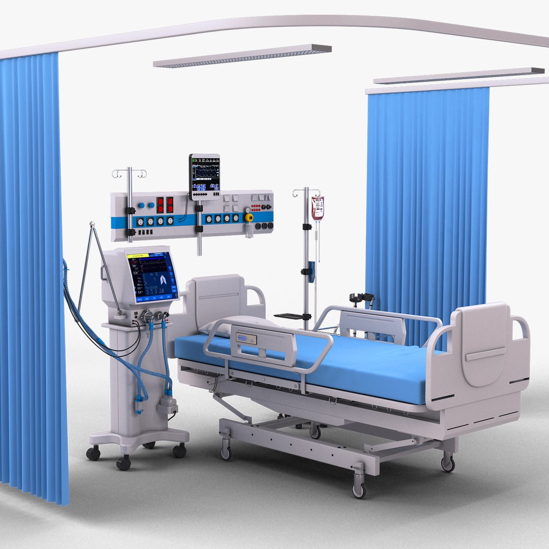 ICU Equipment 2 3D model - TurboSquid 2092982
