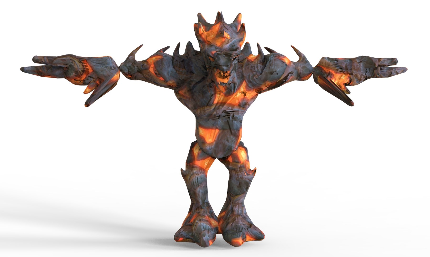 Monster magma model - TurboSquid 1451407