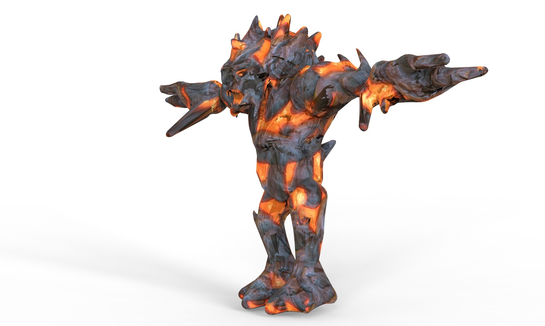 Monster magma model - TurboSquid 1451407