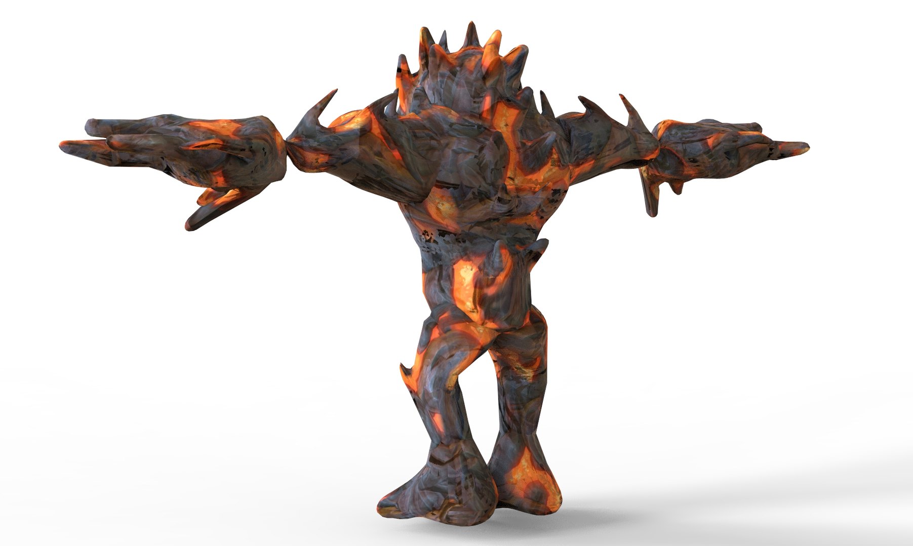 Monster magma model - TurboSquid 1451407