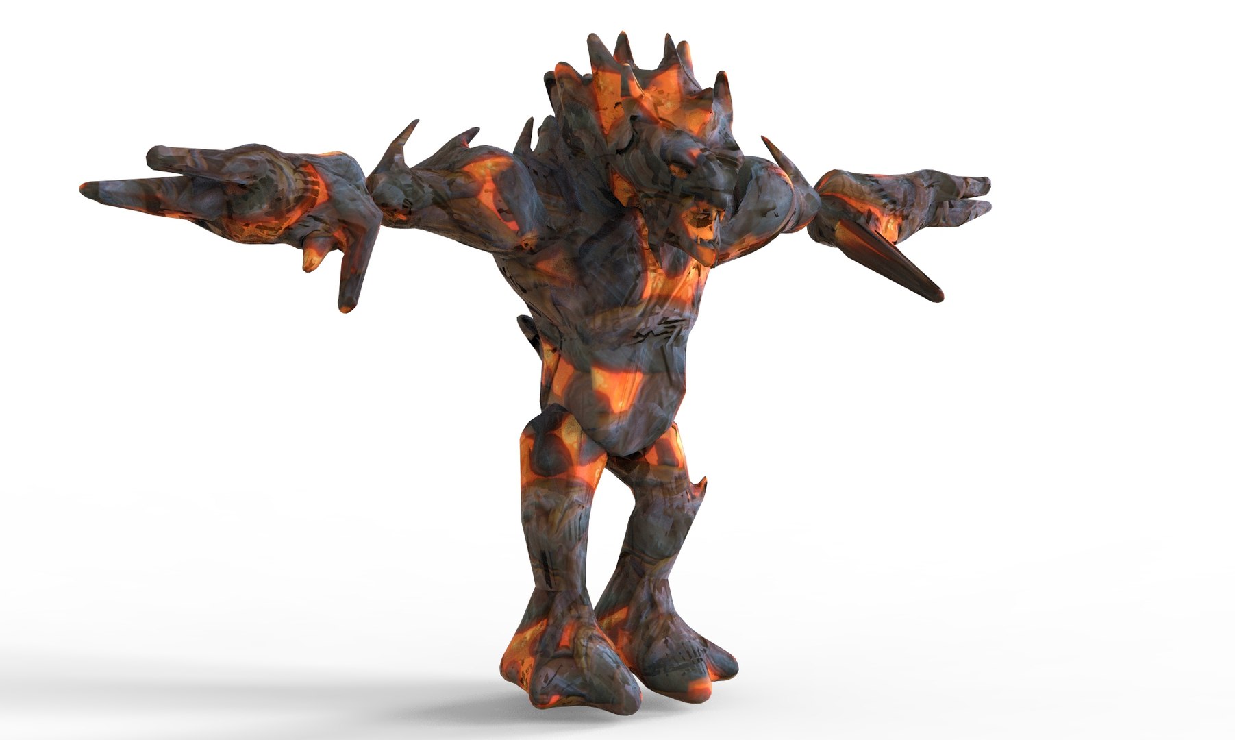 Monster magma model - TurboSquid 1451407