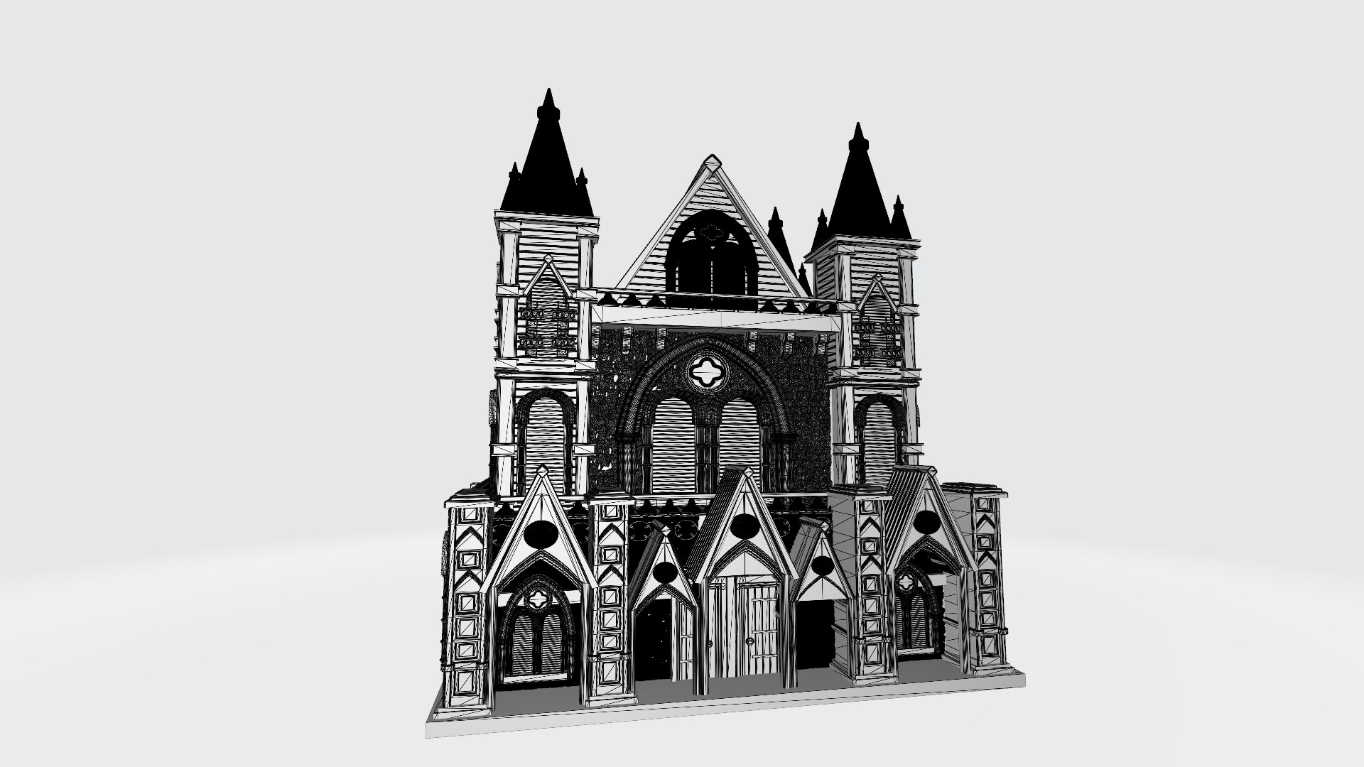 3D gothic model - TurboSquid 1688059