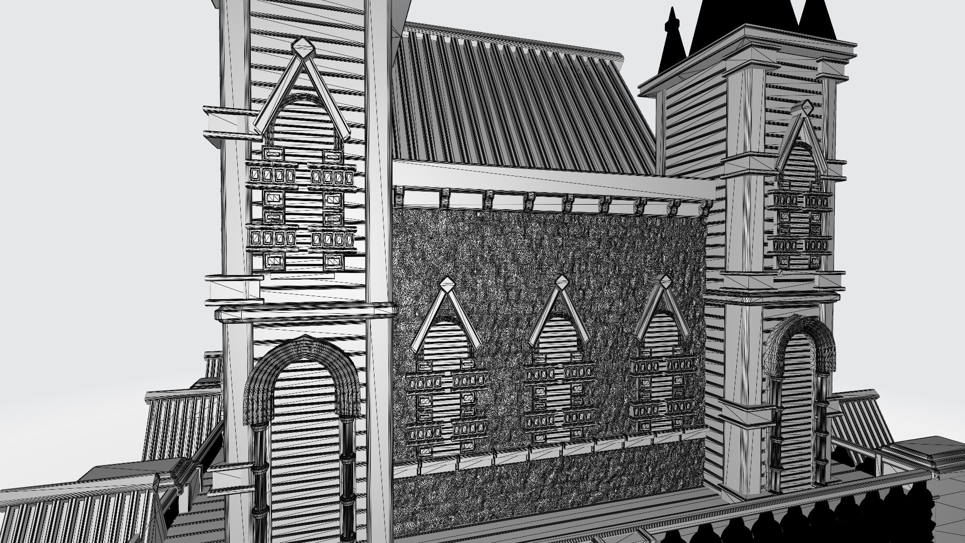 3D gothic model - TurboSquid 1688059
