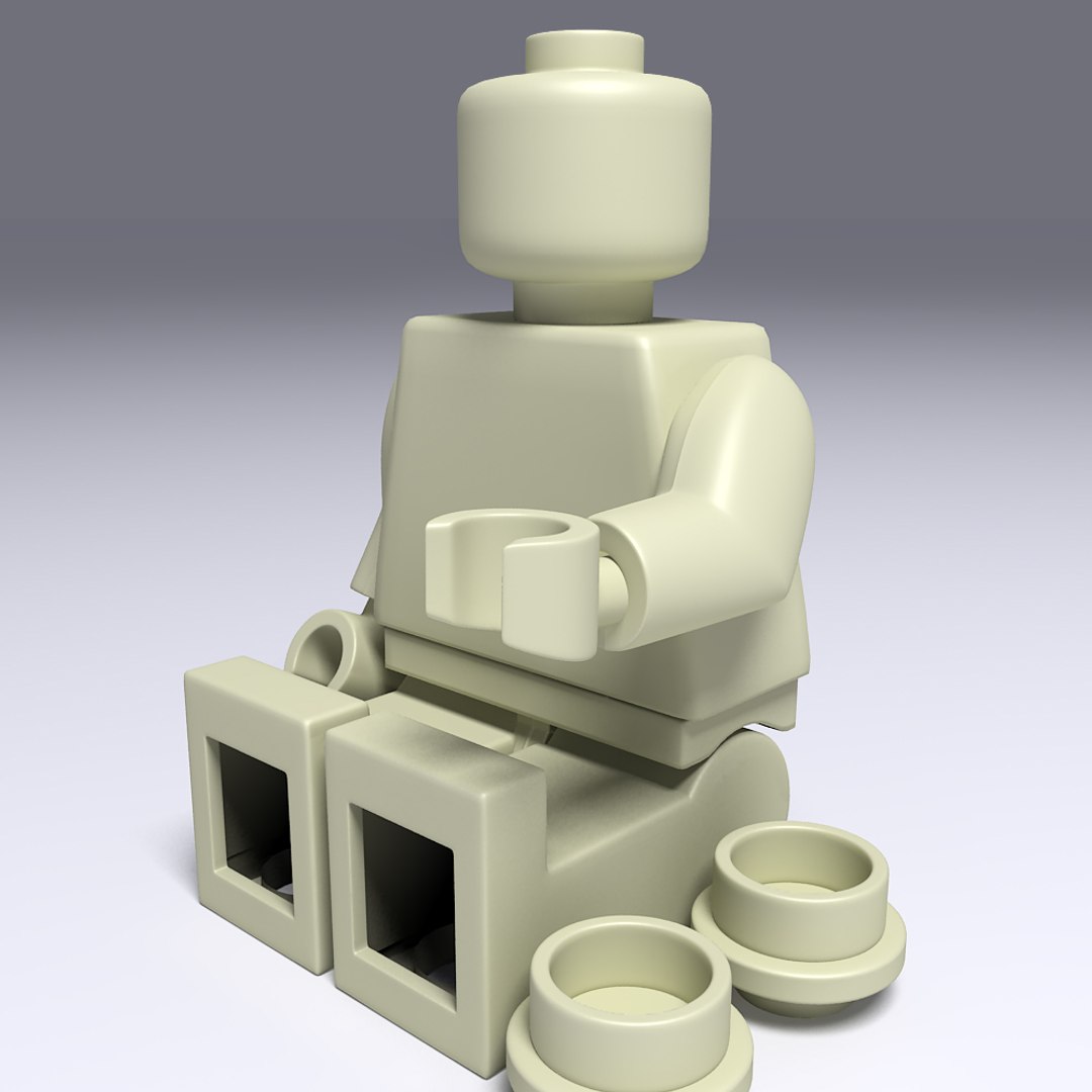 Lego Character 3d Max