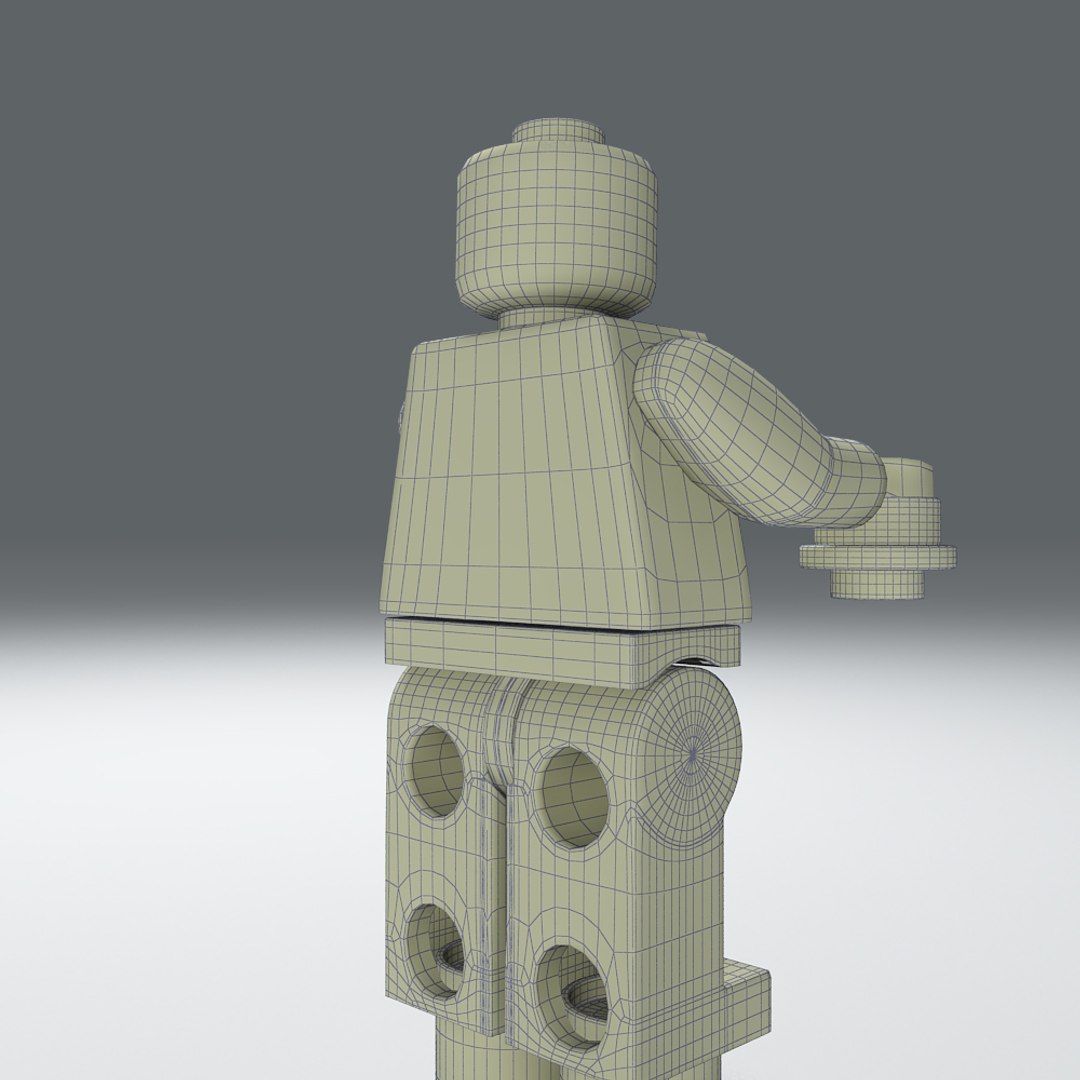 Lego Character 3d Max