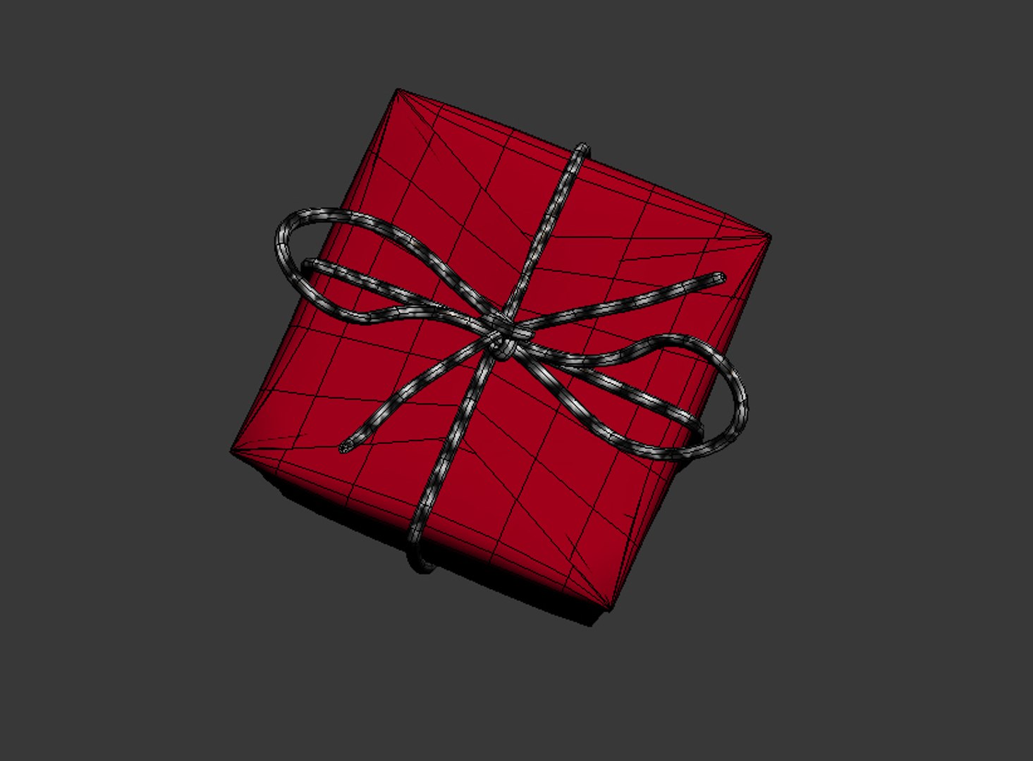 3d model christmas present