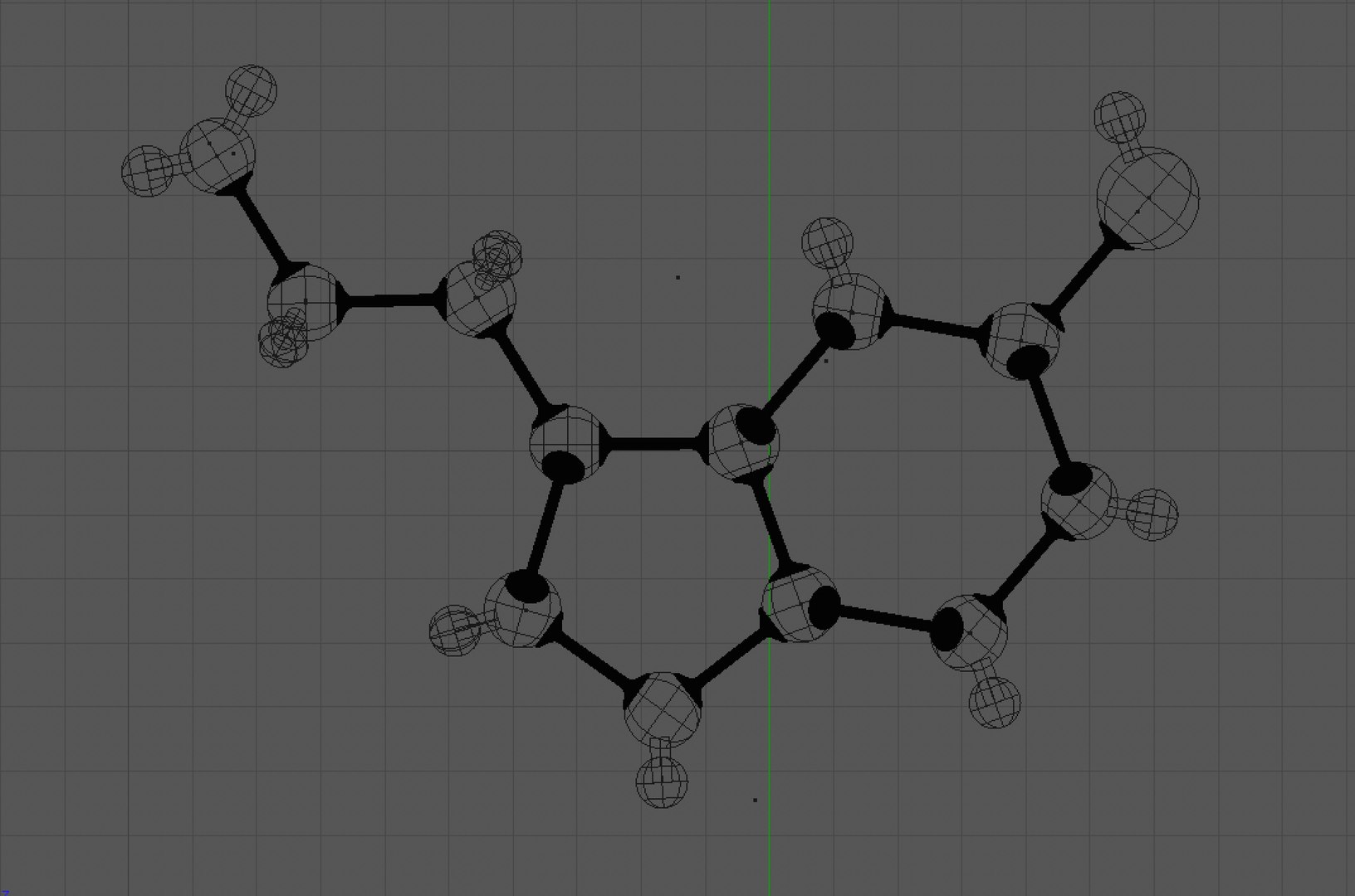 Serotonin Molecule 3d 3ds