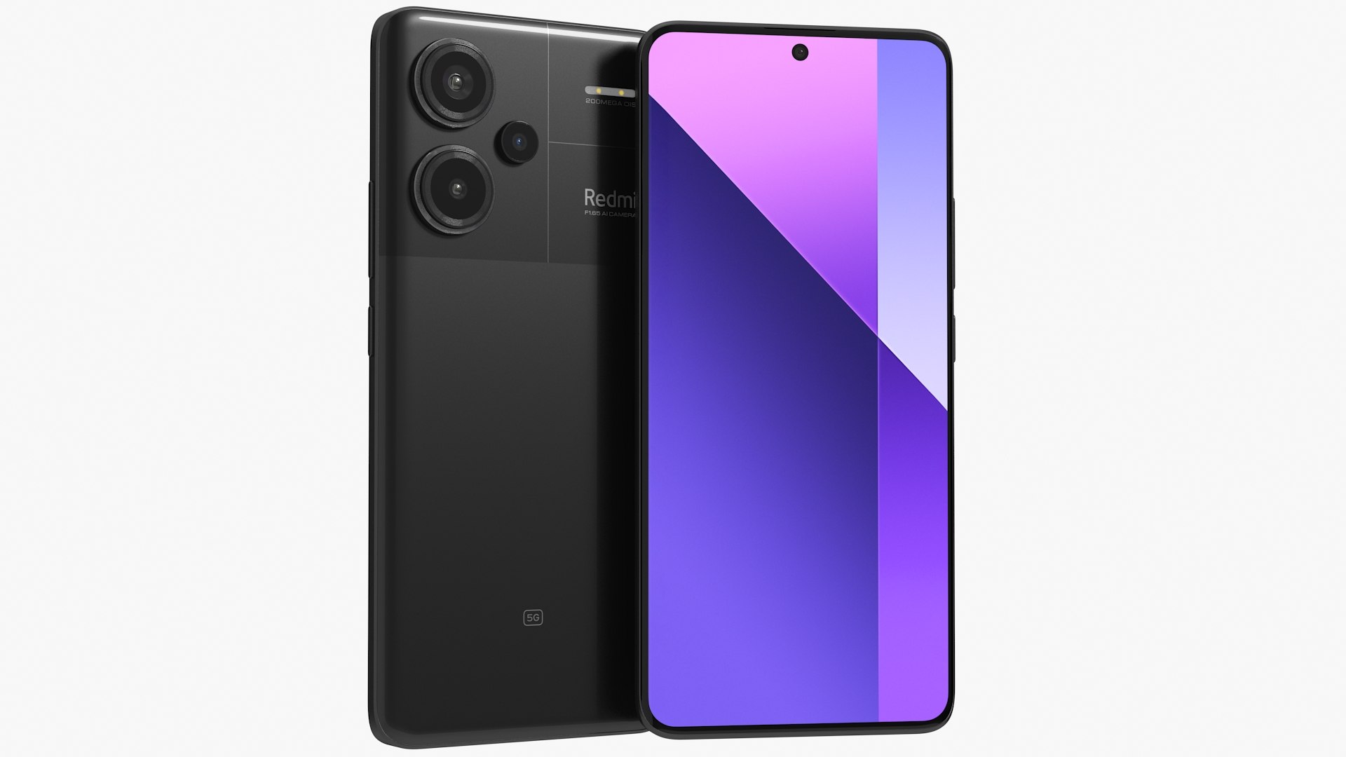 Xiaomi Redmi Note 13 Pro Plus Black model - TurboSquid 2177692