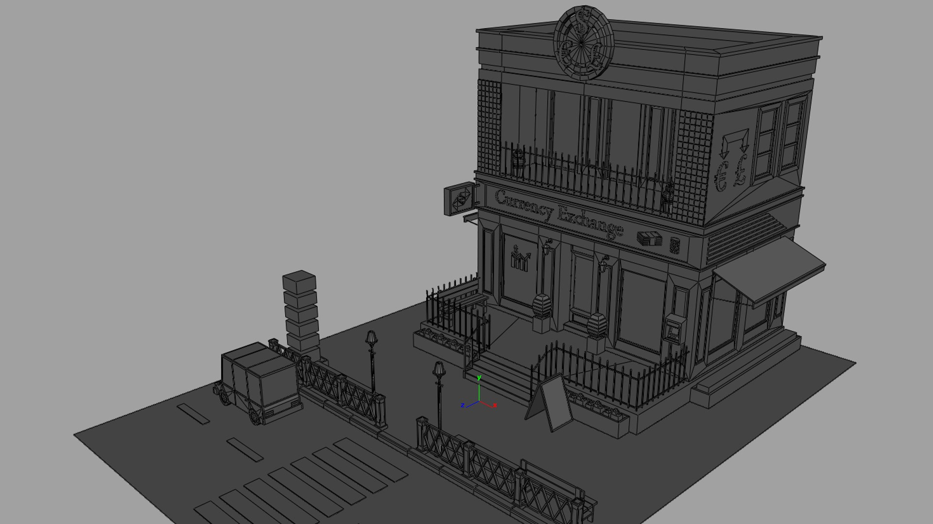 Set 07 Shop Store 3D Model - TurboSquid 1508554