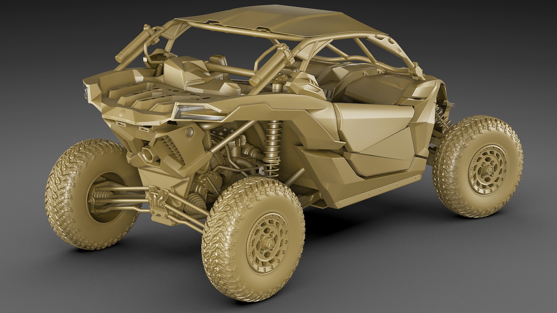 3D Can-Am MAVERICK X RC TURBO RR model - TurboSquid 1766411