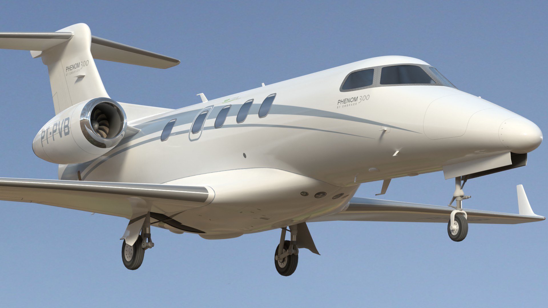 3D Phenom 300 By Embraer SC - TurboSquid 2370032