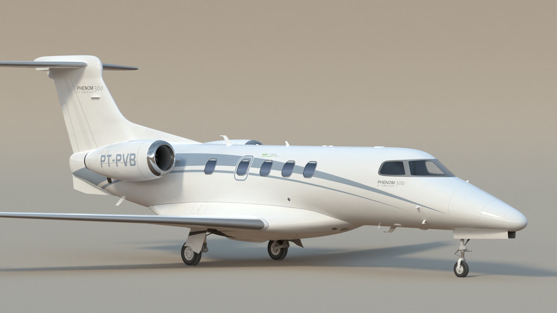 3D Phenom 300 By Embraer SC - TurboSquid 2370032