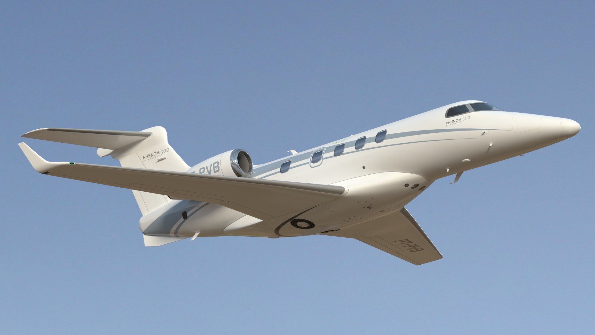 3D Phenom 300 By Embraer SC - TurboSquid 2370032