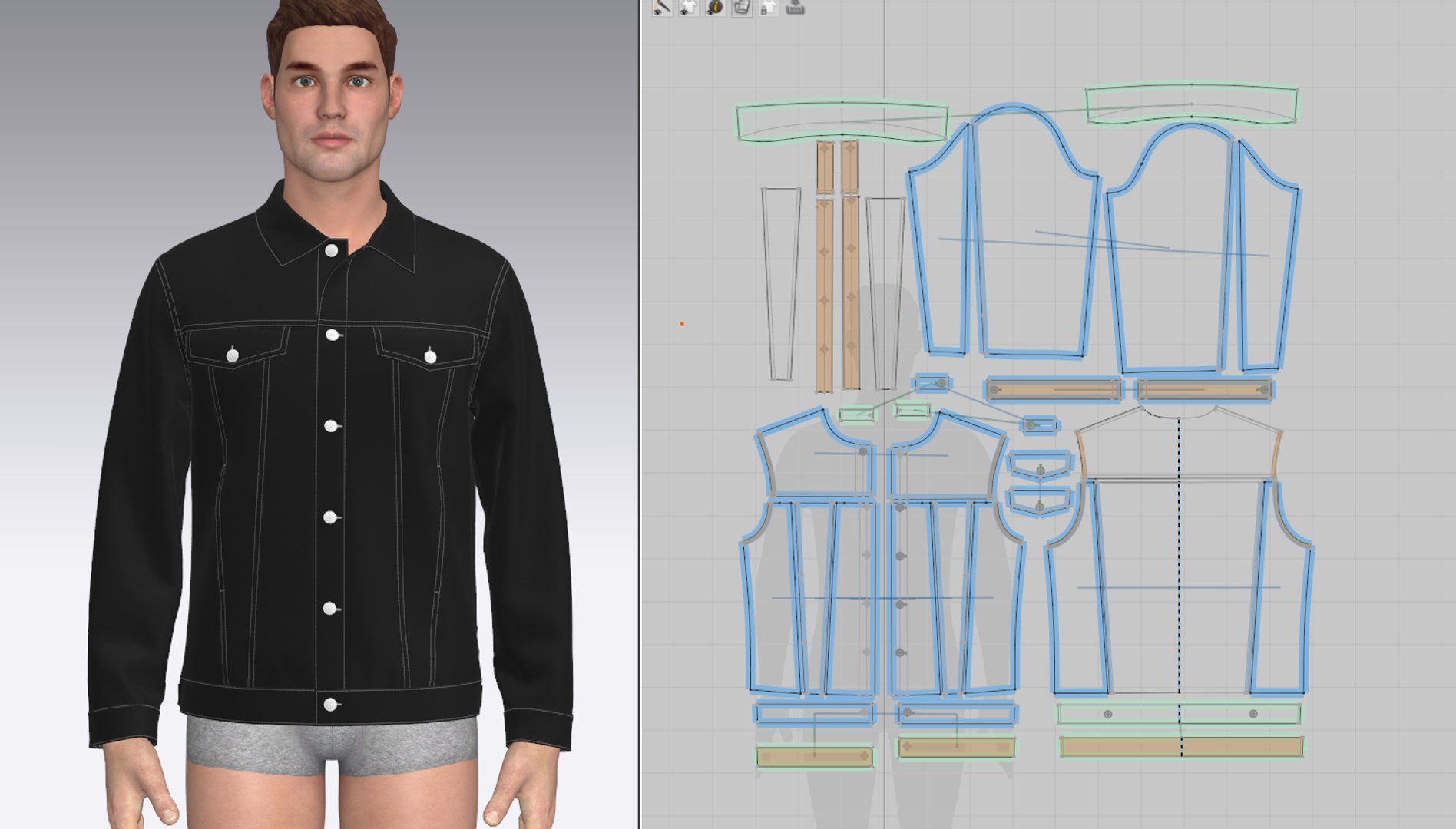 Denim Jacket 3D Model - TurboSquid 2007369