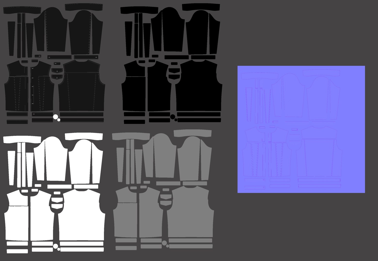 Denim Jacket 3D Model - TurboSquid 2007369