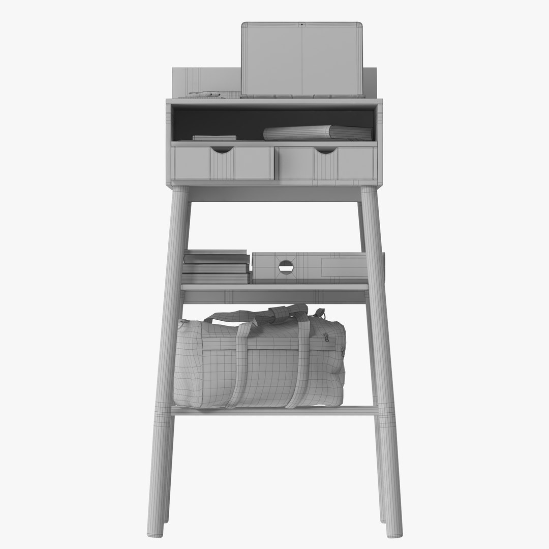 Ikea Knotten Standing Desks 3D Model - TurboSquid 1300136