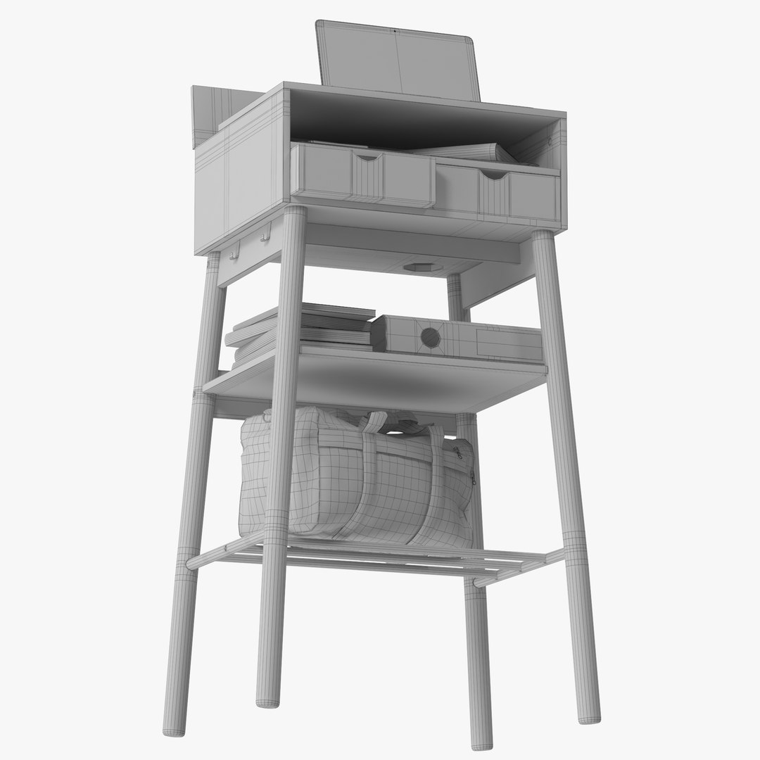 Ikea Knotten Standing Desks 3D Model - TurboSquid 1300136