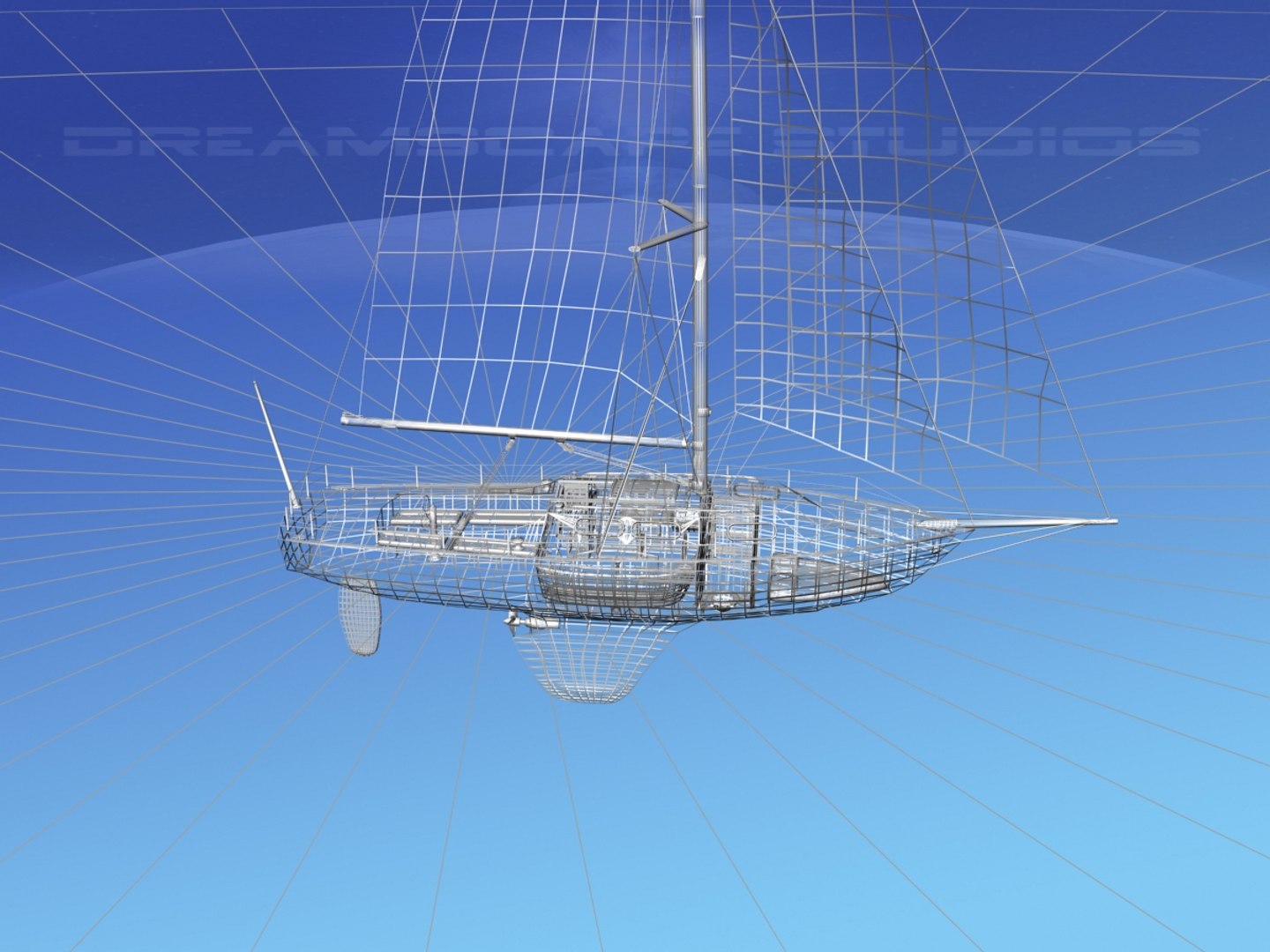 3D Cutter Rigged Sailing Sailboats - TurboSquid 1305907