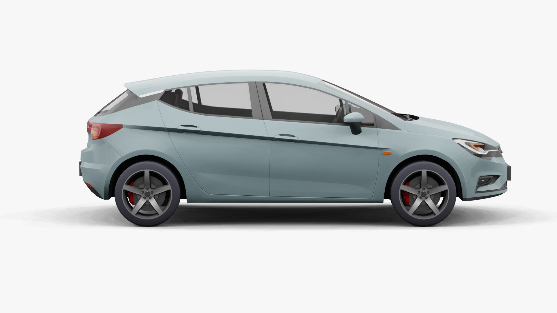 Opel Astra 2016 Sedan Lowpoly 3D - TurboSquid 1975410