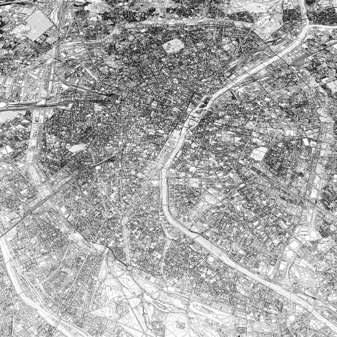 3D Paris France - City And Mass Building Model - TurboSquid 2199659