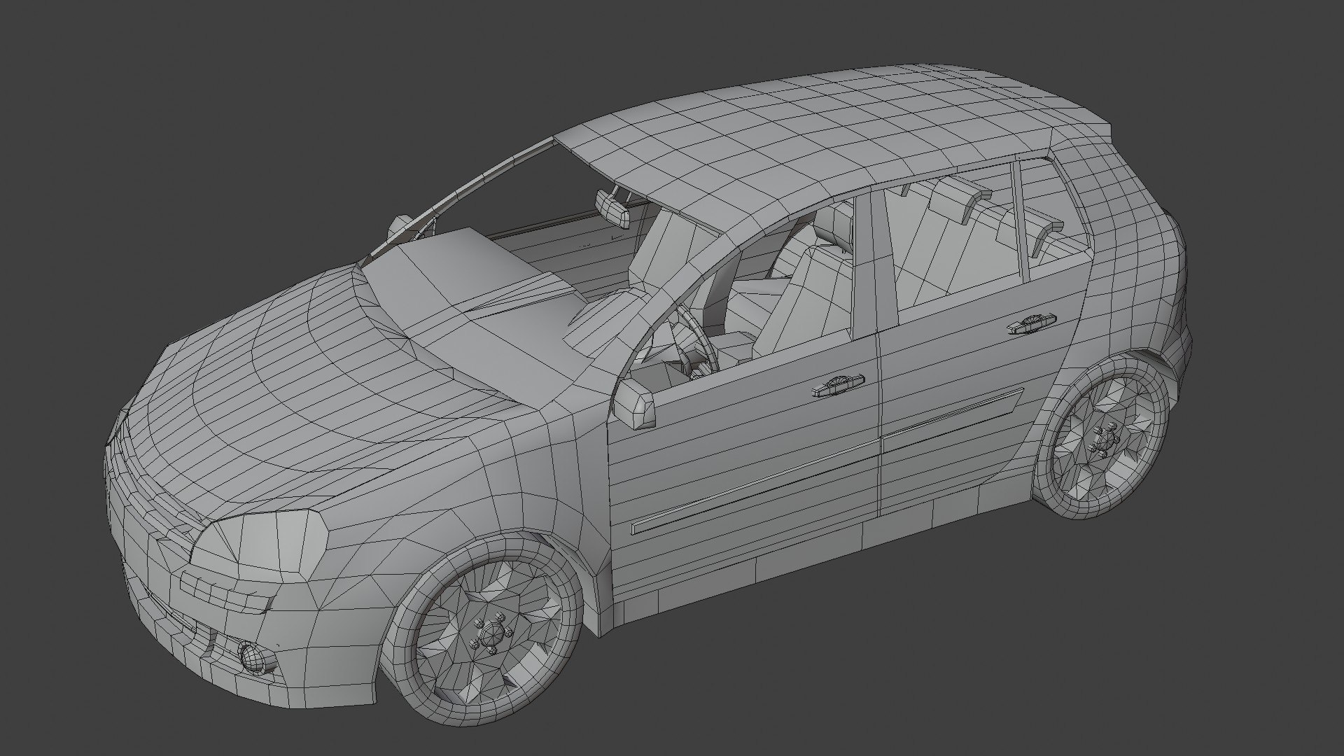 Generic Passenger Car Interior 3D Model - TurboSquid 1626149