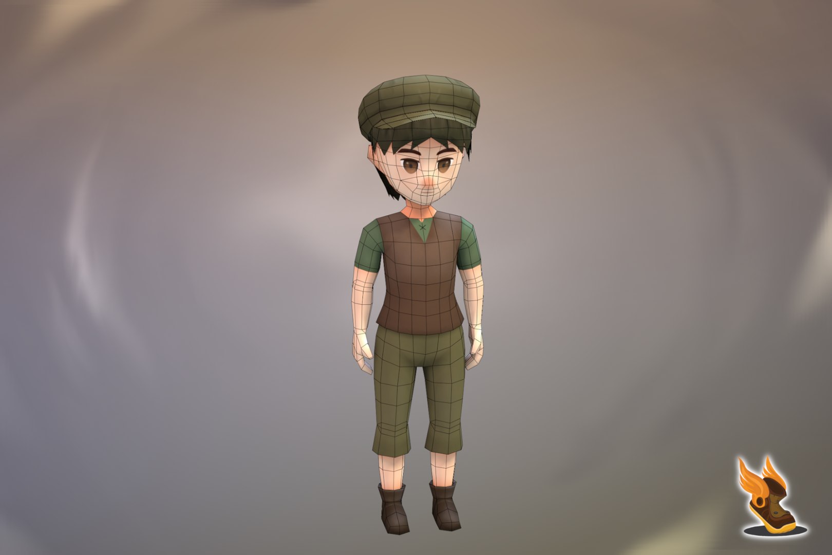 3D model Stylized NPC - Peasant Boy Tom - TurboSquid 2097644