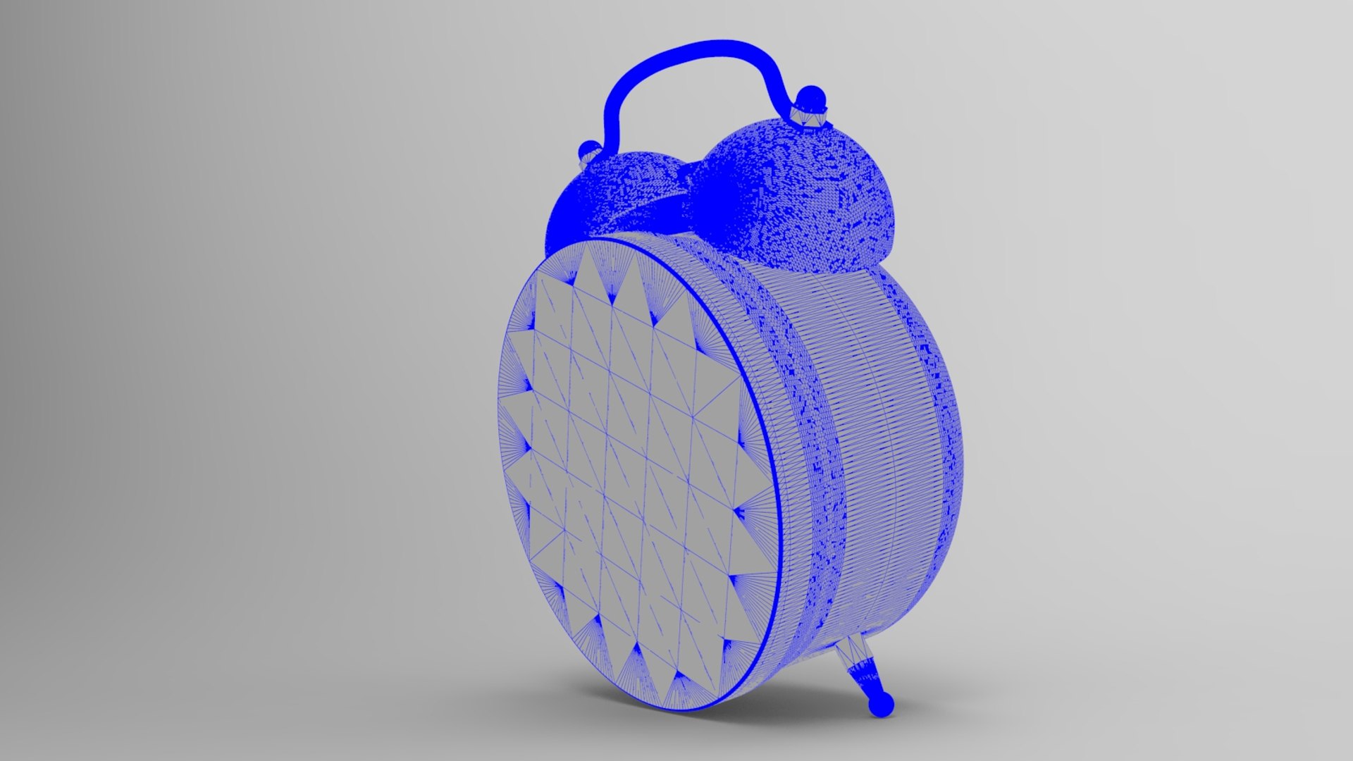 Twin bell alarm clock 3D model - TurboSquid 1553255