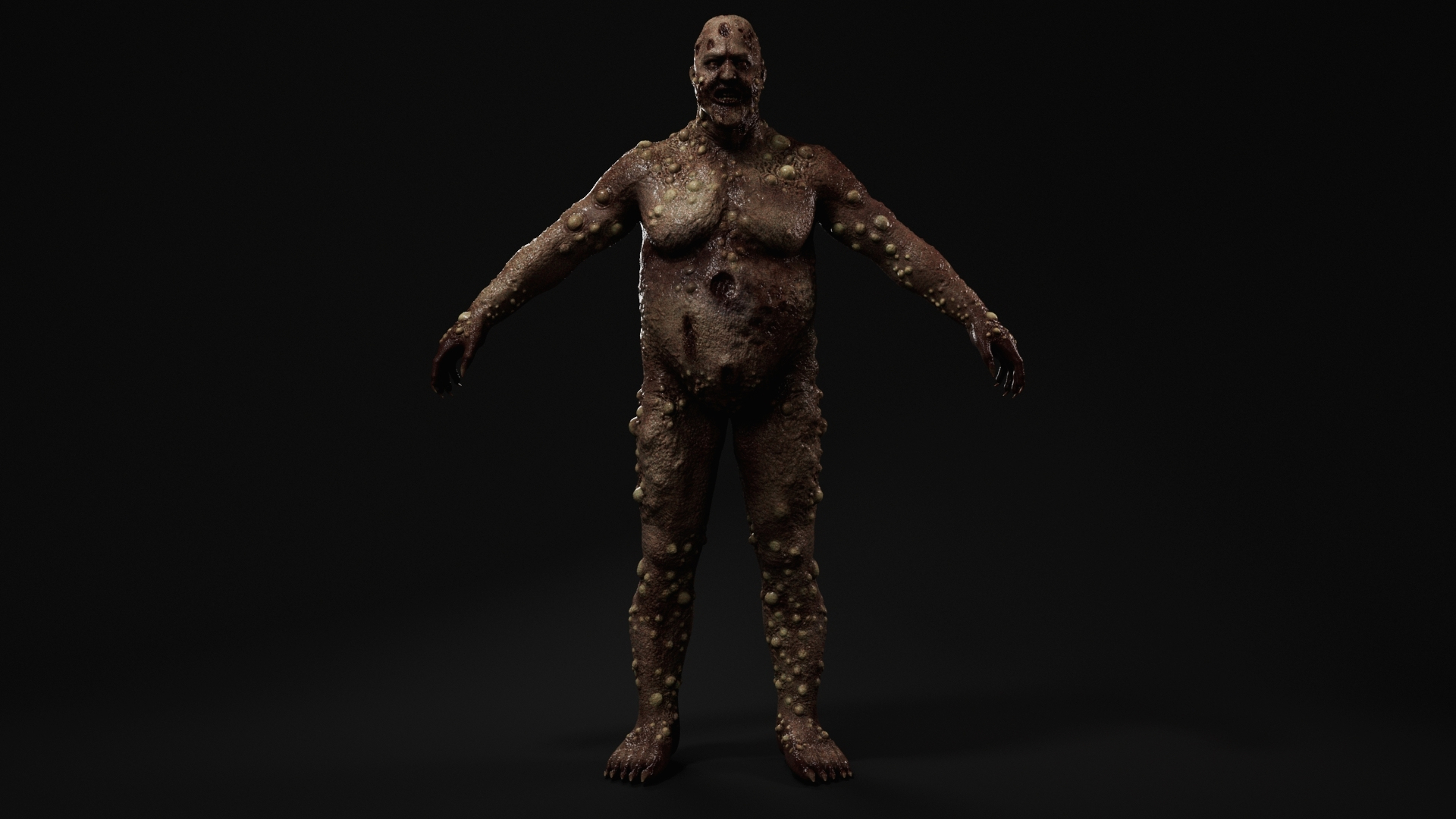 Fat Zombie Monster 3D Model - TurboSquid 2368040