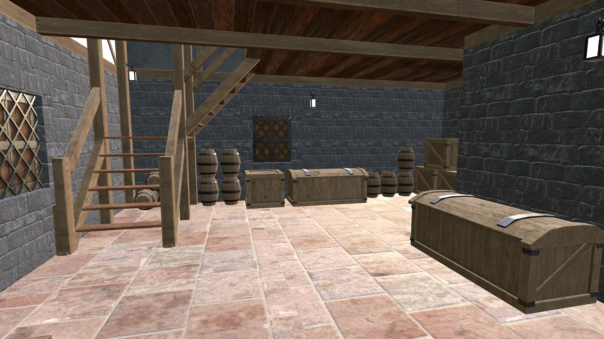 3D Fantasy Modular House - TurboSquid 2285960