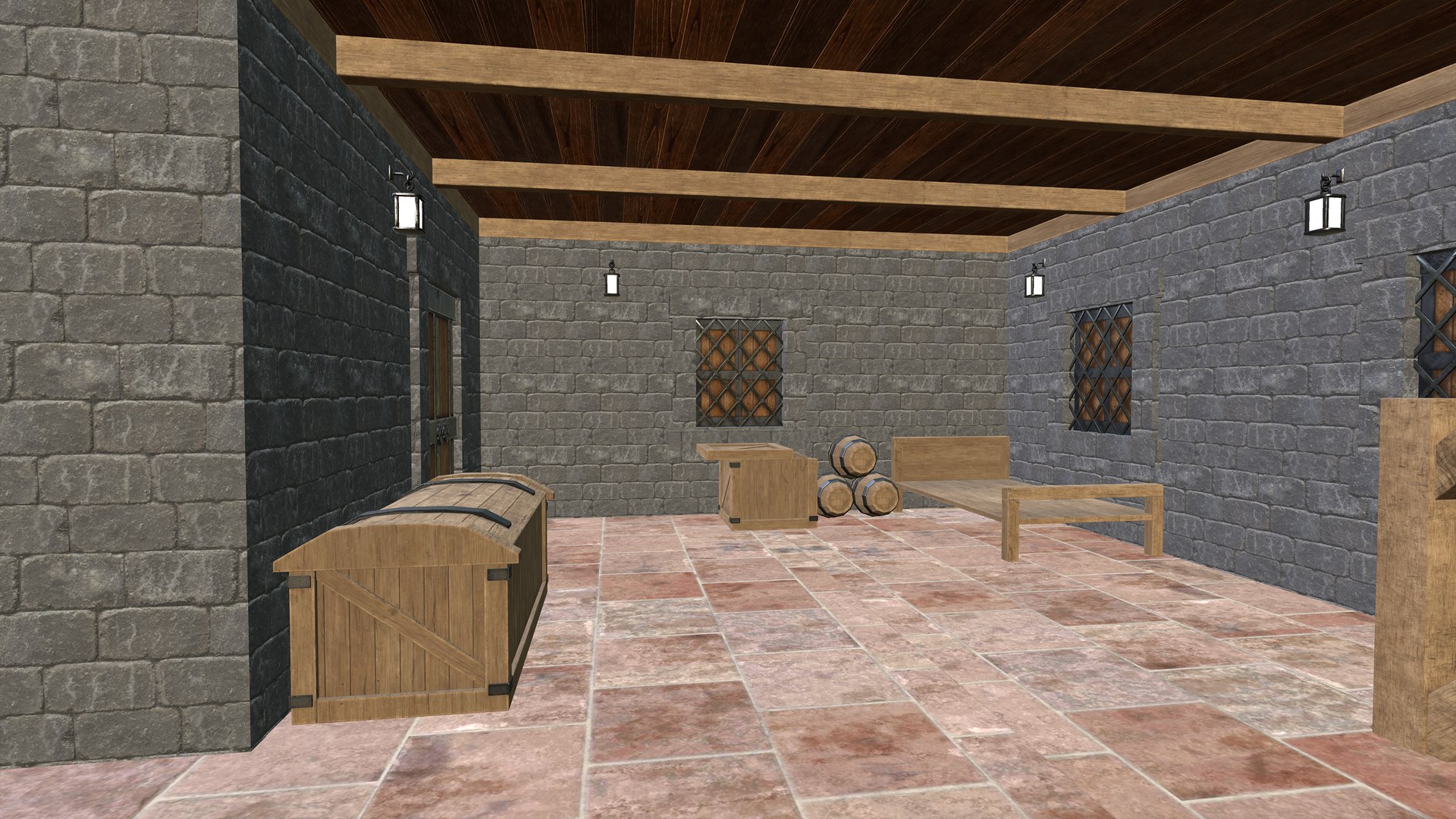 3D Fantasy Modular House - TurboSquid 2285960