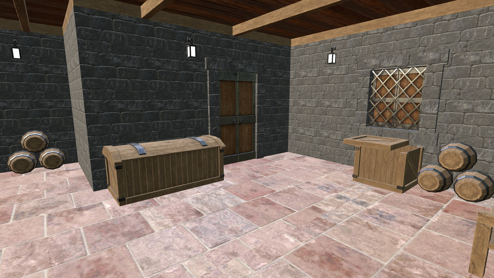 3D Fantasy Modular House - TurboSquid 2285960