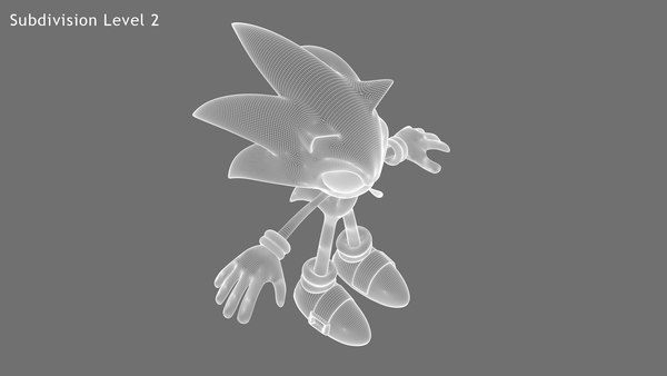 소닉 3D 모델 - TurboSquid 1656728