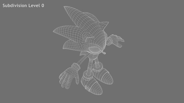 소닉 3D 모델 - TurboSquid 1656728