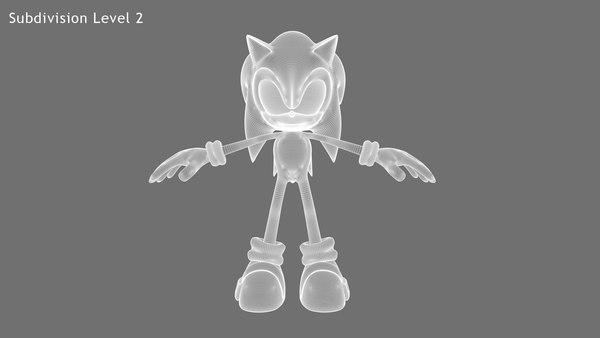 索尼克3D模型 - TurboSquid 1656728