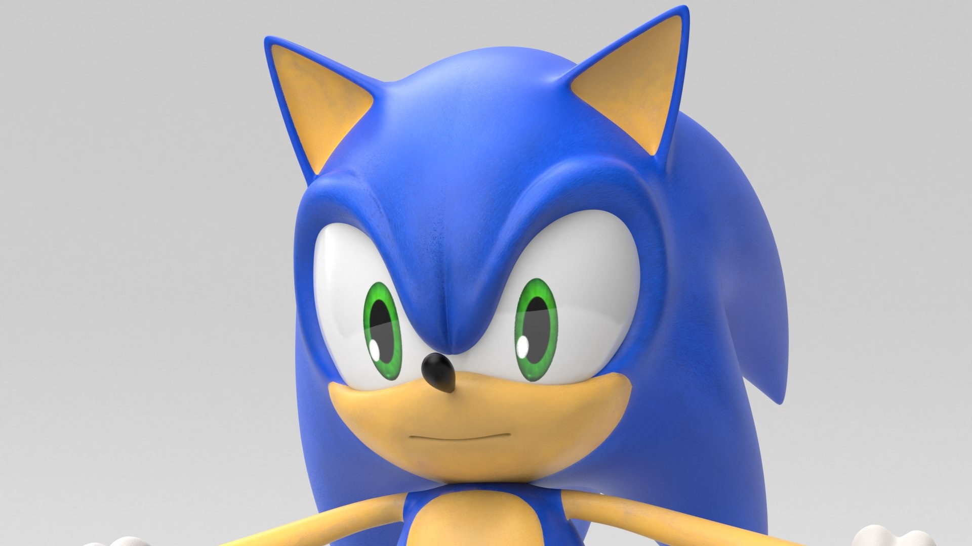 3D Sonic Animation Character Model - TurboSquid 1656728