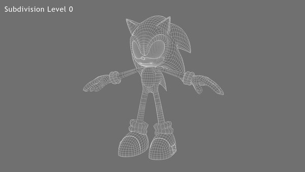 索尼克3D模型 - TurboSquid 1656728