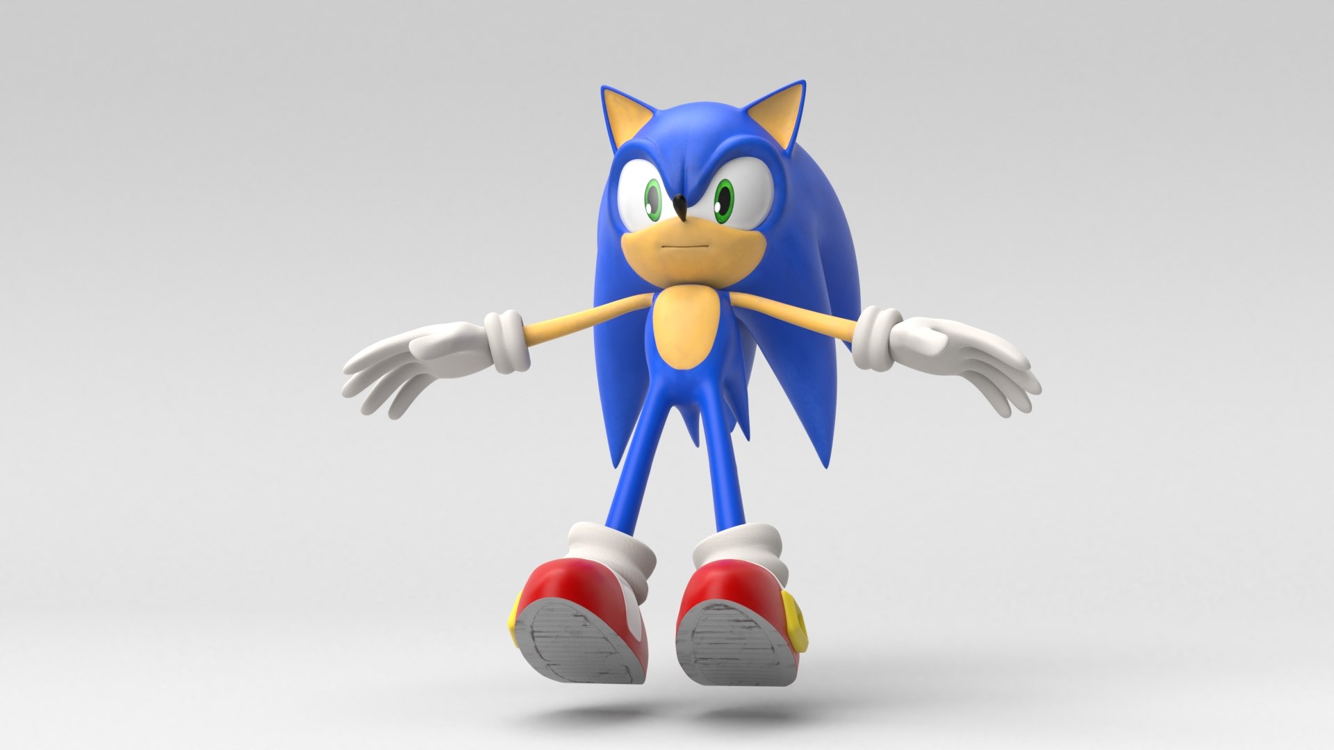 3D Sonic Animation Character Model - TurboSquid 1656728
