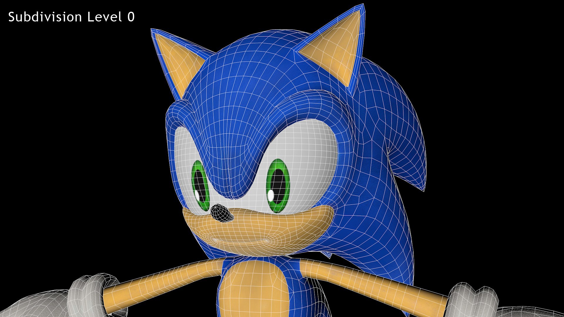 3D Sonic Animation Character Model - TurboSquid 1656728