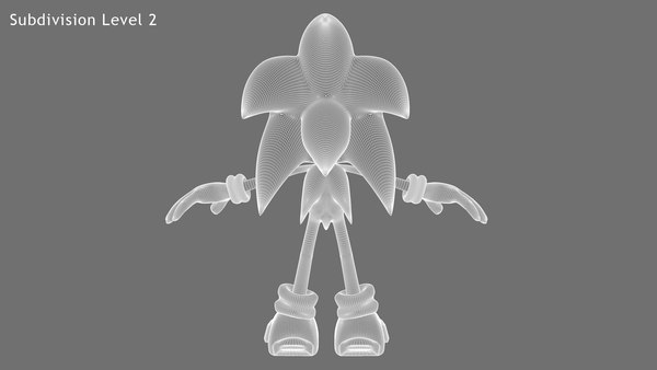 소닉 3D 모델 - TurboSquid 1656728