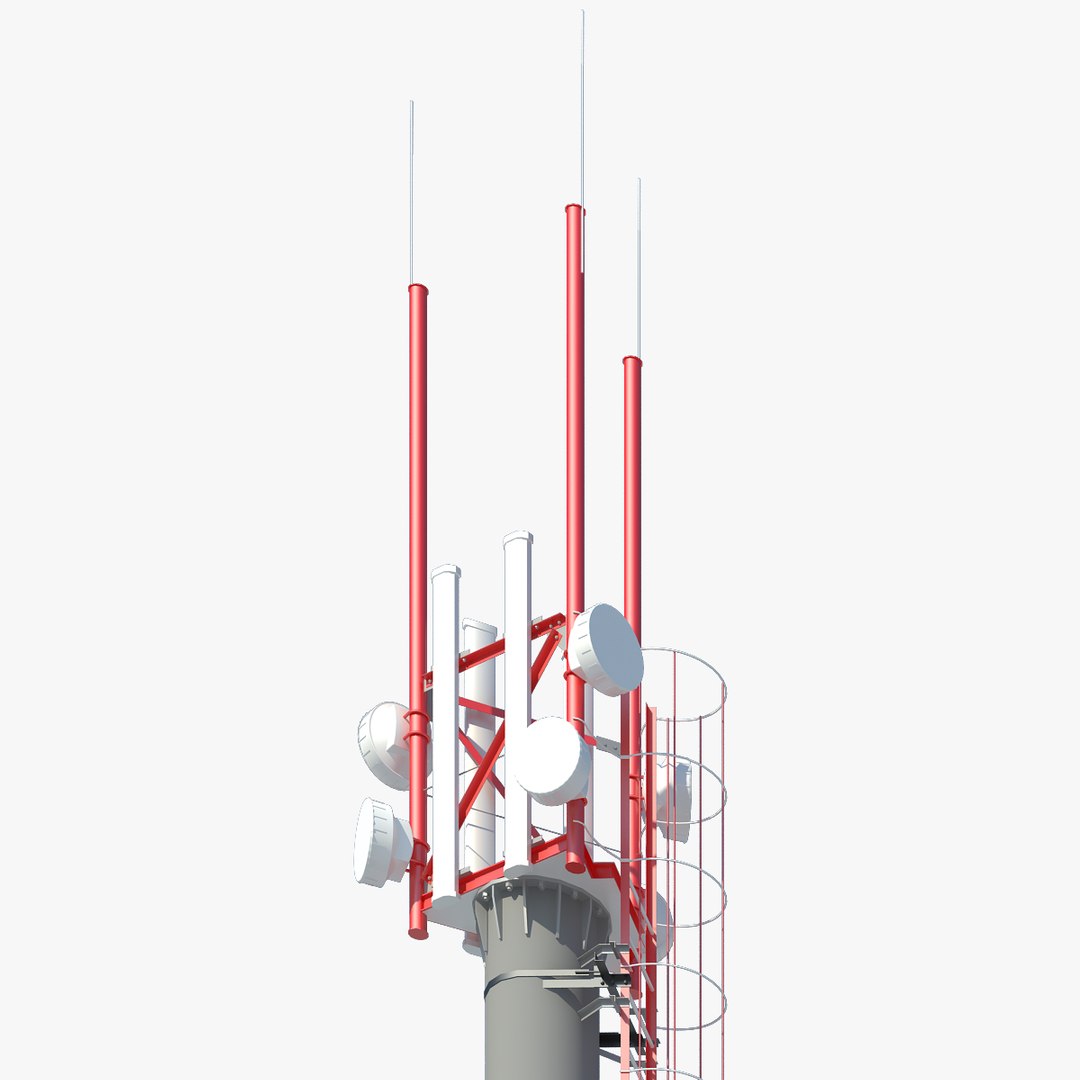 Communication Tower 3D Model - TurboSquid 1662119