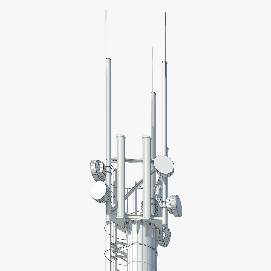 Communication Tower 3D Model - TurboSquid 1662119