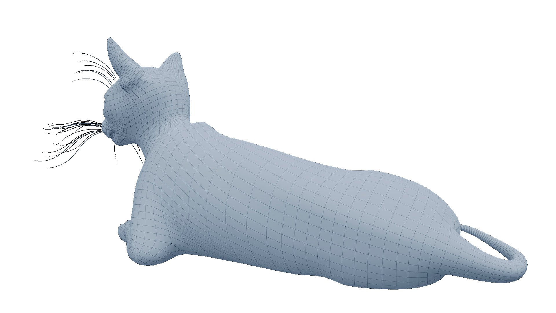 Fluffy Cat 3D Model - TurboSquid 2336495