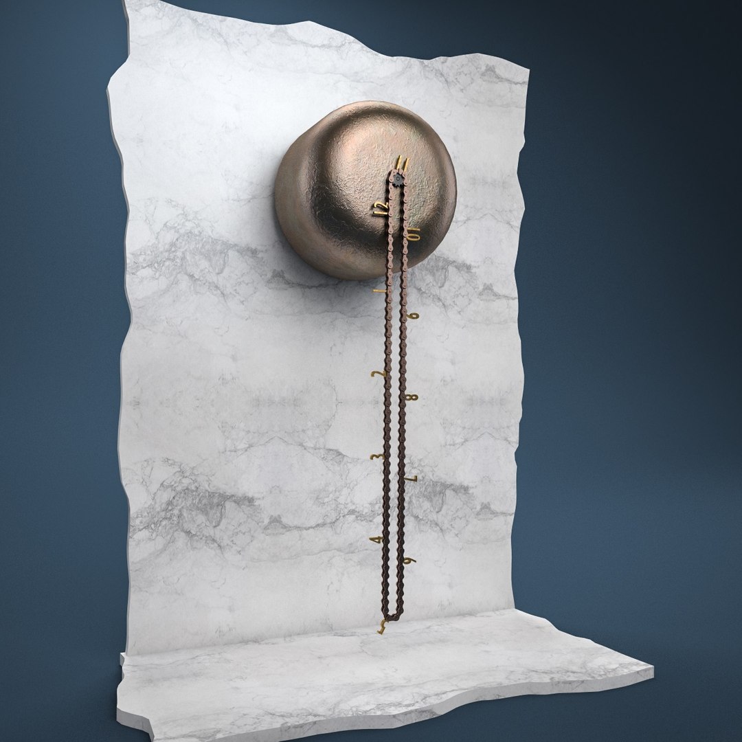wall clock 3d max