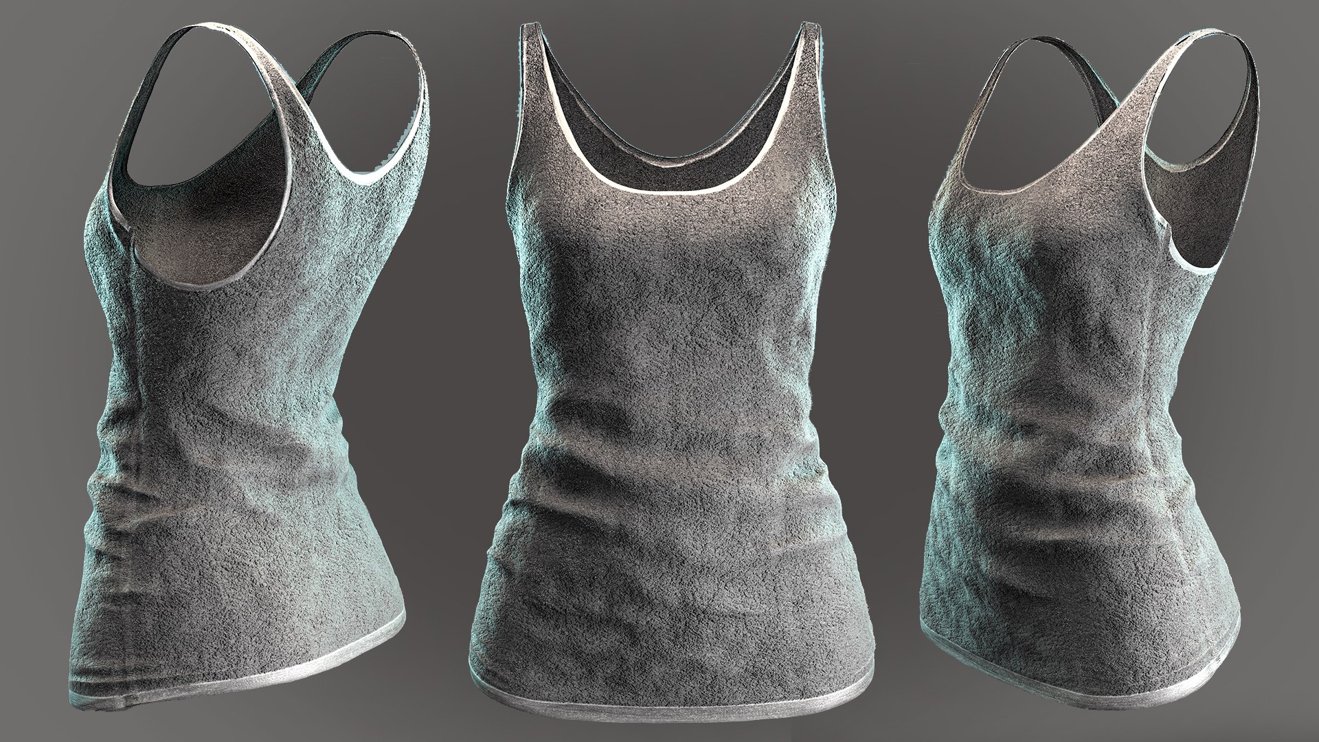 3D Tank Top - TurboSquid 1811533