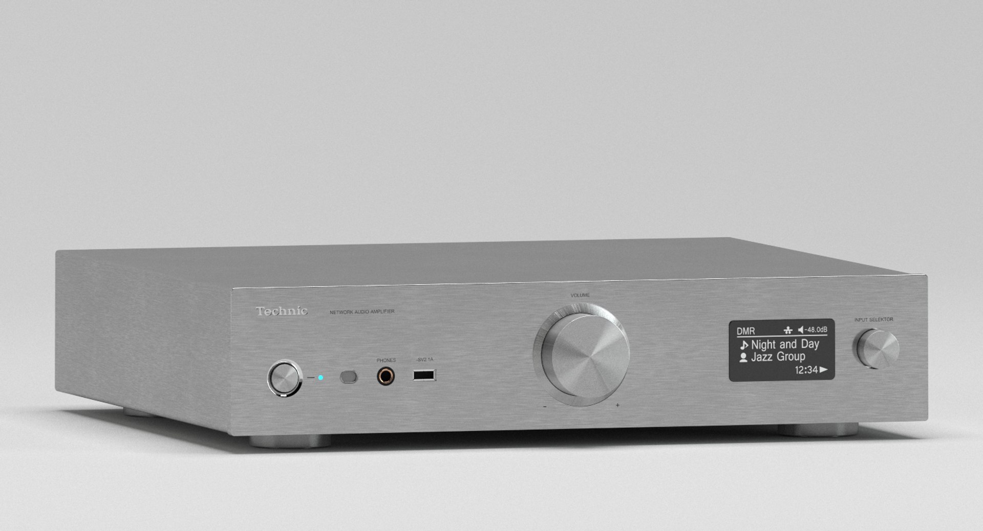 Technics Amplifier 3D - TurboSquid 1503952