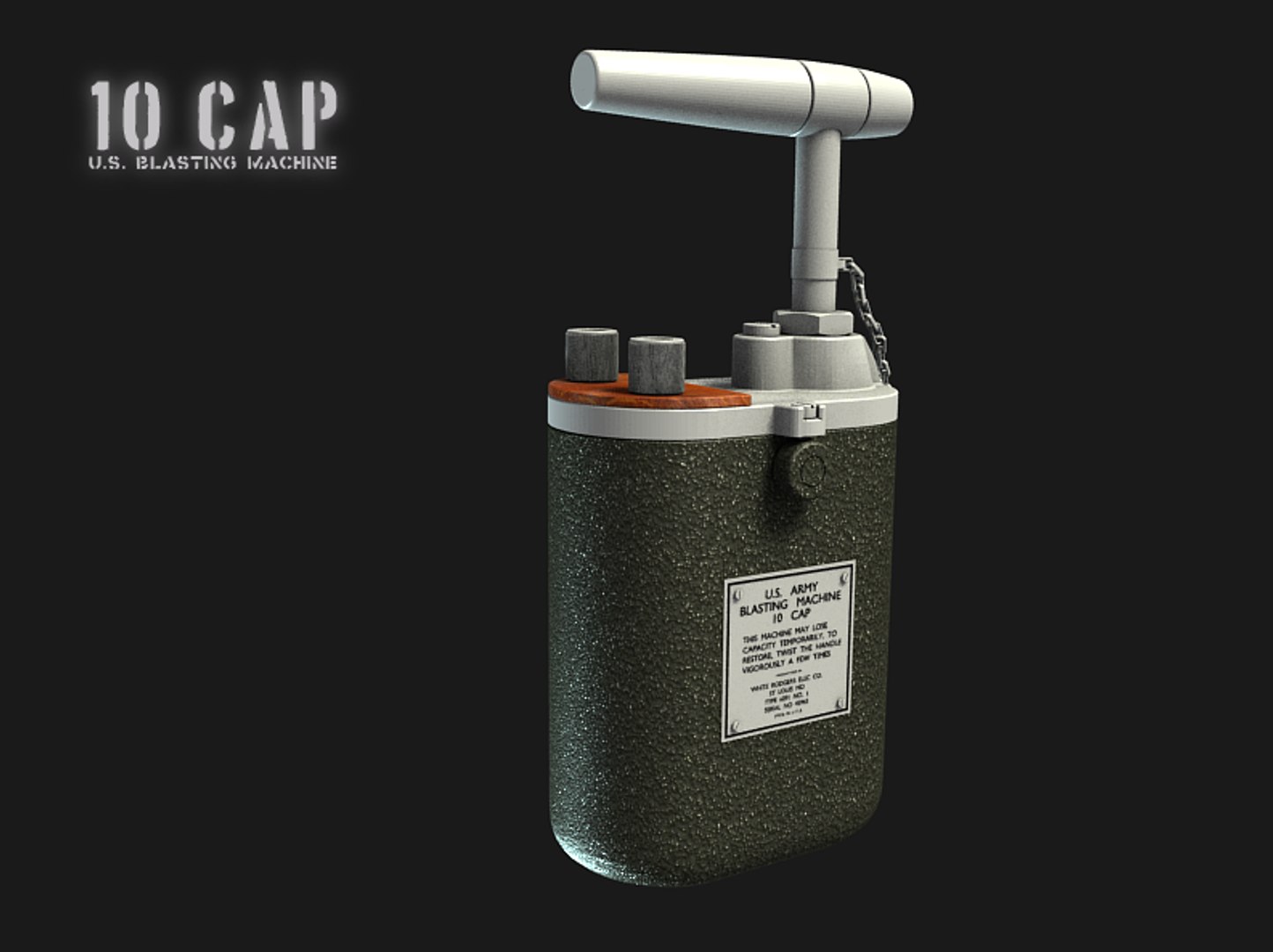 U S 10 Cap 3d Model