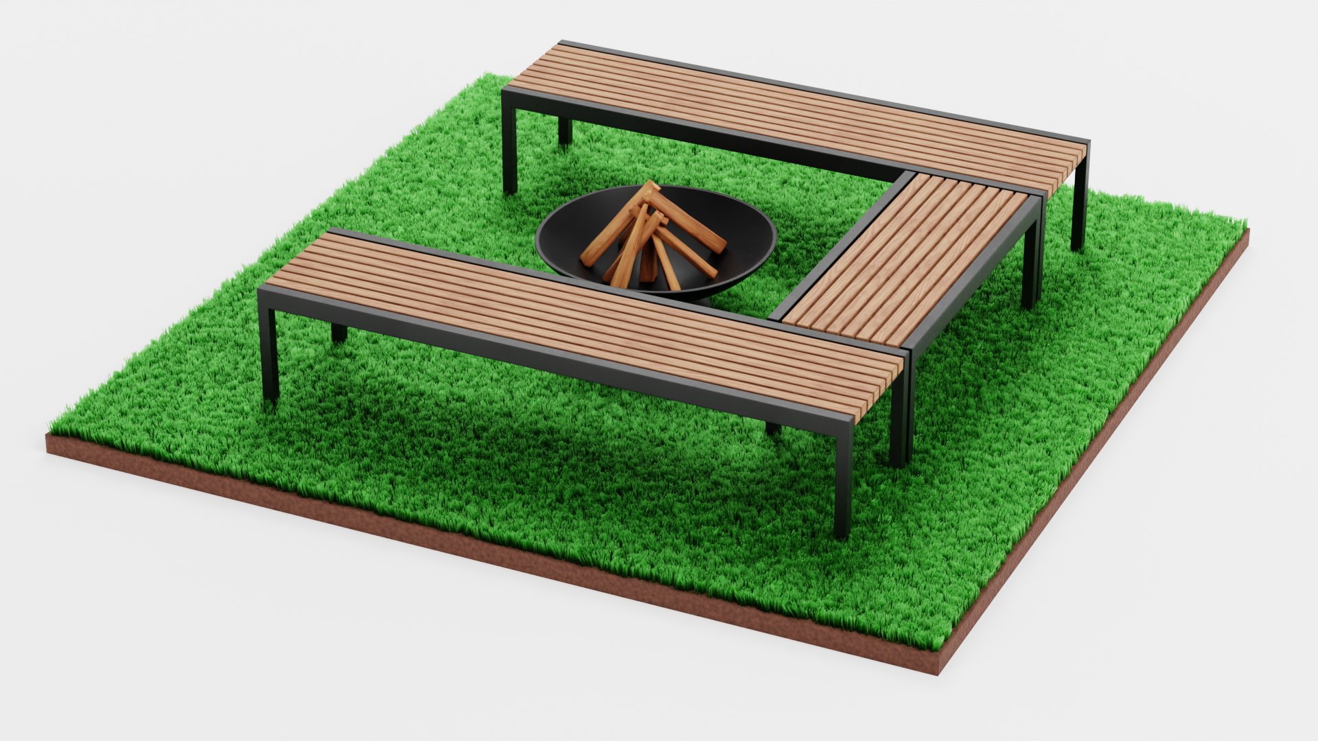 3D Model Garden Setup 13 - TurboSquid 2061399