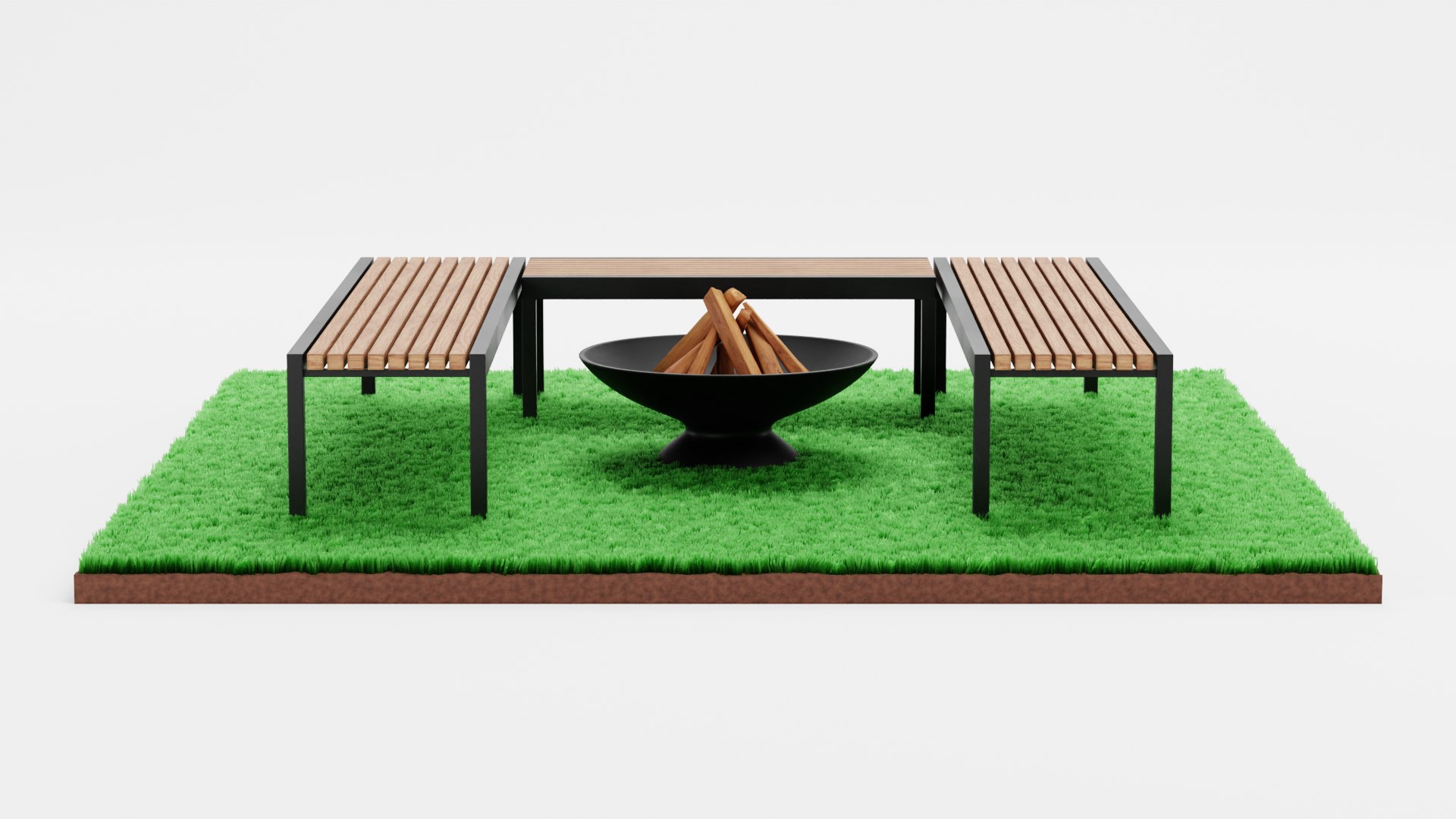 3D Model Garden Setup 13 - TurboSquid 2061399