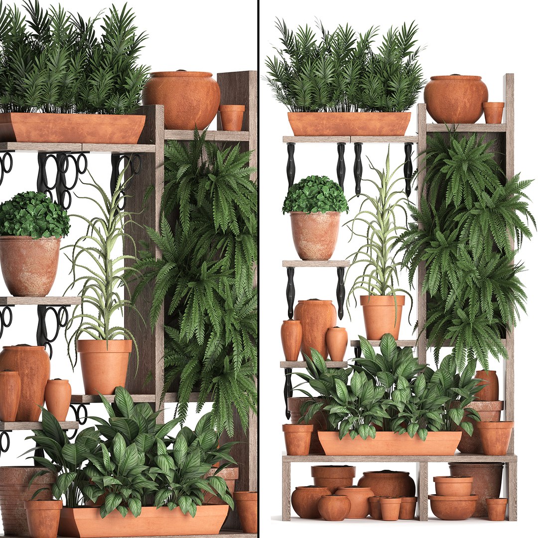 Vertical Garden Plants 3D Model - TurboSquid 1436213