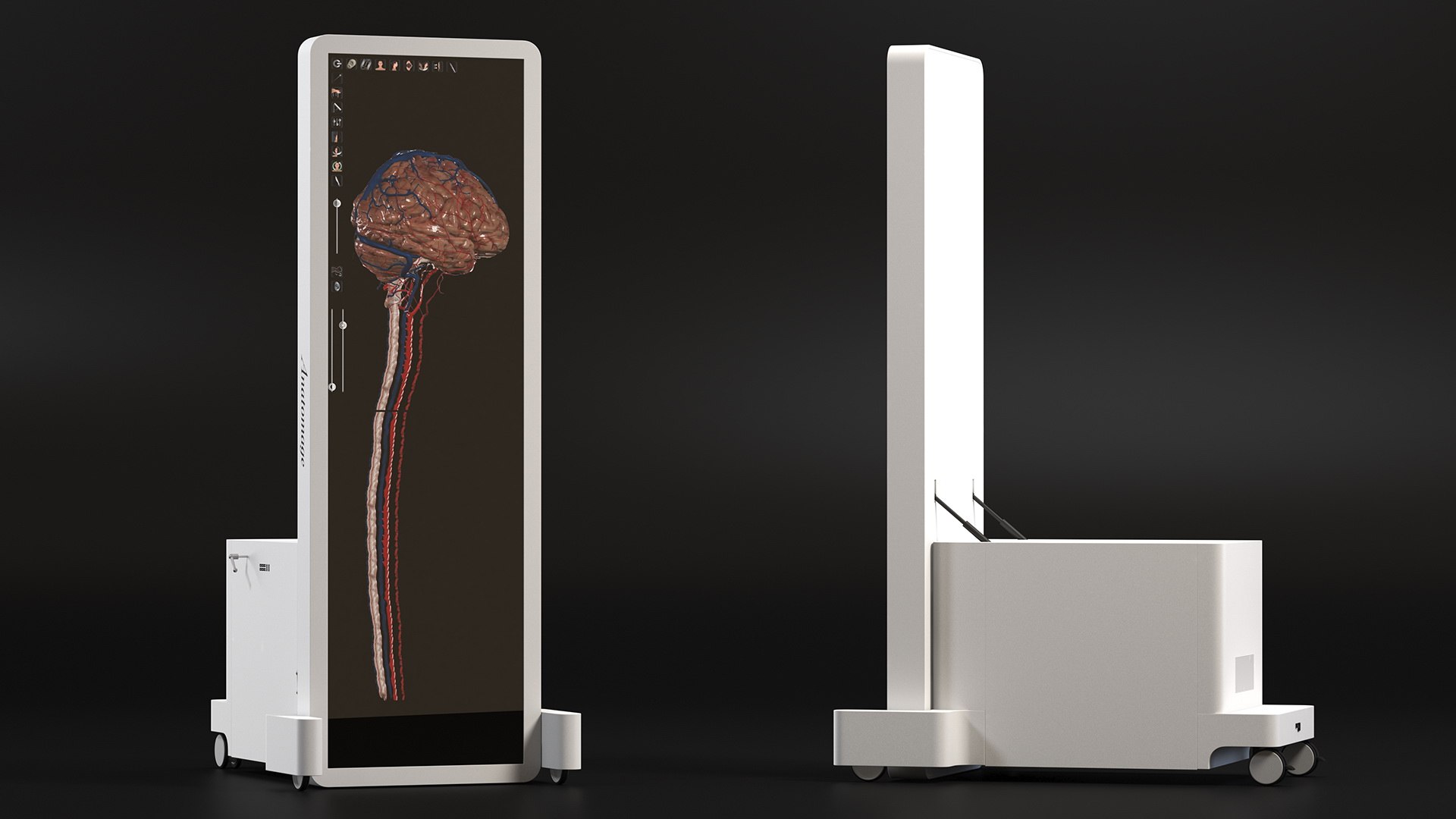 3D Model Medical Interactive Desktop Display Devices Collection ...